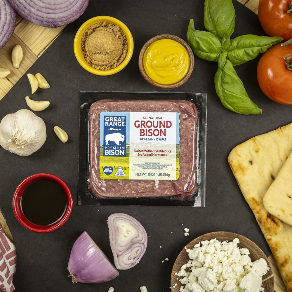 BBQ Bison Flatbread - Great Range Bison