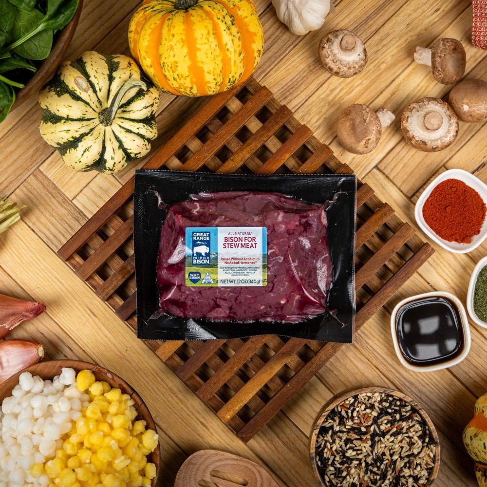 One Pot Bison & Wild Rice Stew - Great Range Bison